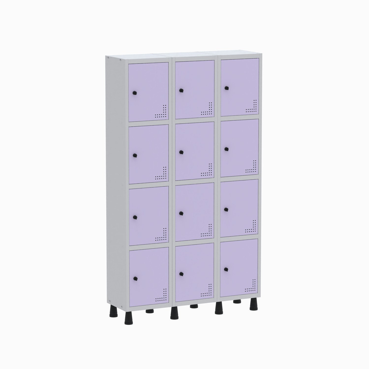 Roupeiro Aço Light 3v 12 Portas Gr303/12 | MadeiraMadeira