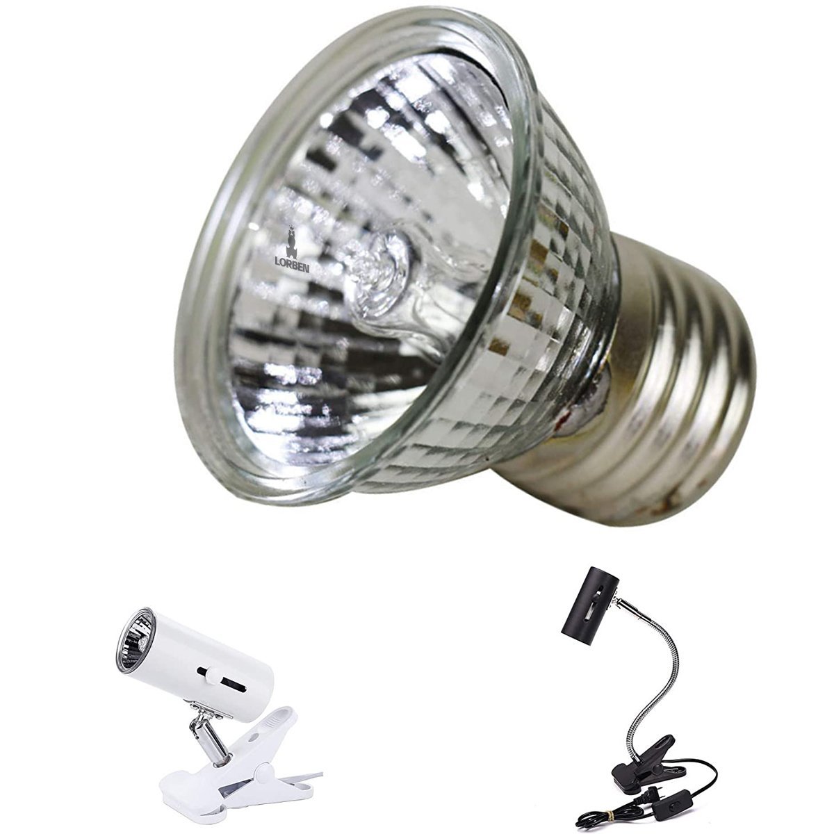 Mini Lâmpada UVA + UVB Lorben Aquecimento para Terrários Répteis Tartarugas 50W 110V ...