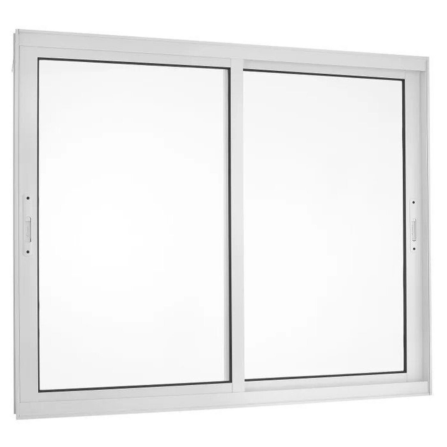 Janela de Aluminio de Correr 100x120cm 2 Folhas Duplas Topsul ...
