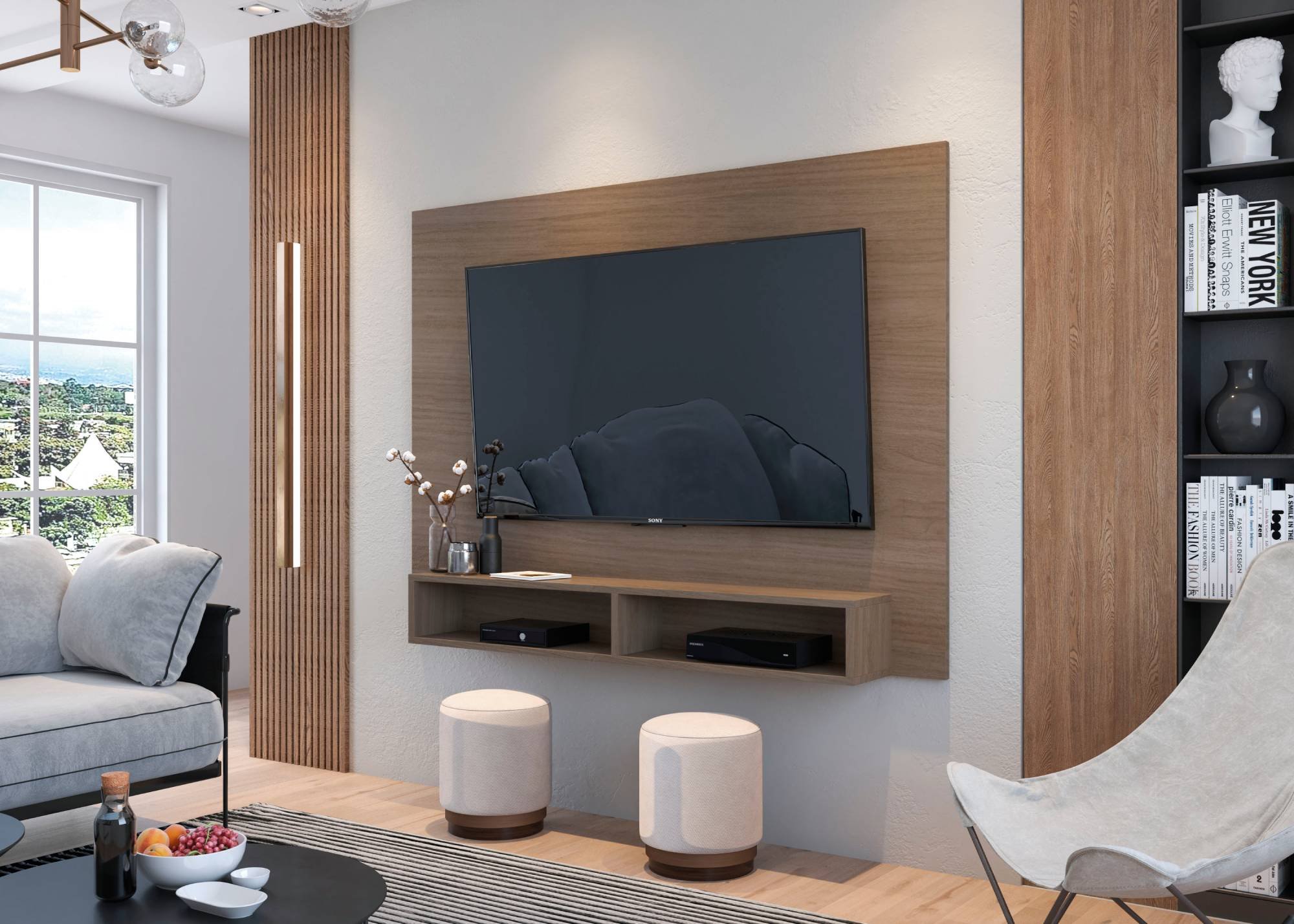 PAINEL ITALIA POP 1609 Malbec MOVEIS PARANA | MadeiraMadeira