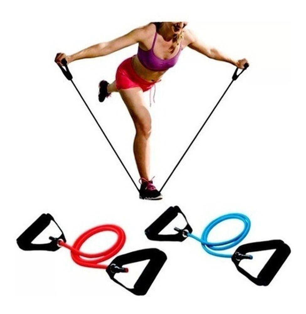 Elástico Extensor Academia Musculação Powertube + Tubefit | MadeiraMadeira