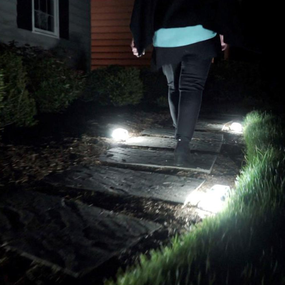 Luminaria Sensor de Movimento Spot Solar Led Luz Branco Frio Bionic ...