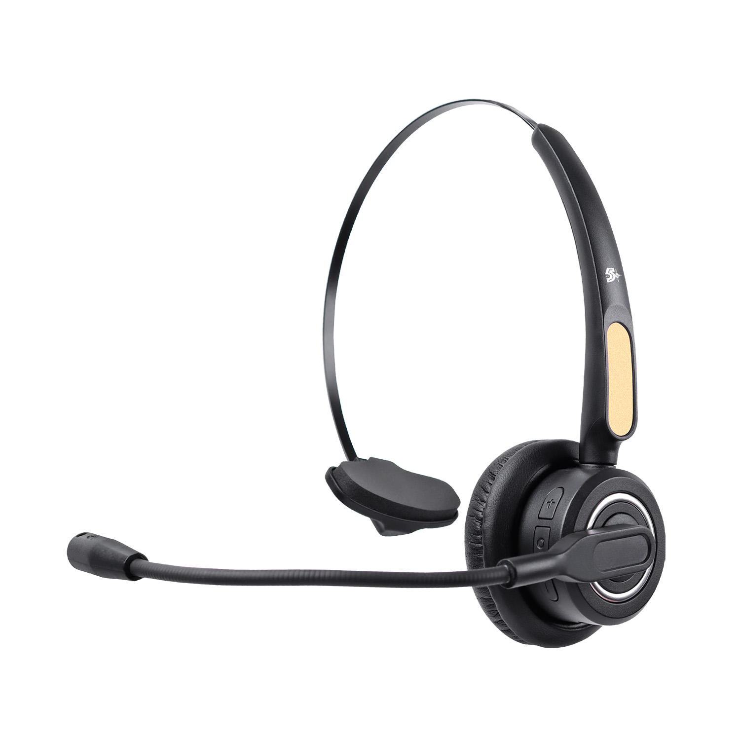 Fone Headset Office sem Fio Microfone Bluetooth 5+ Preto Hs-201 ...