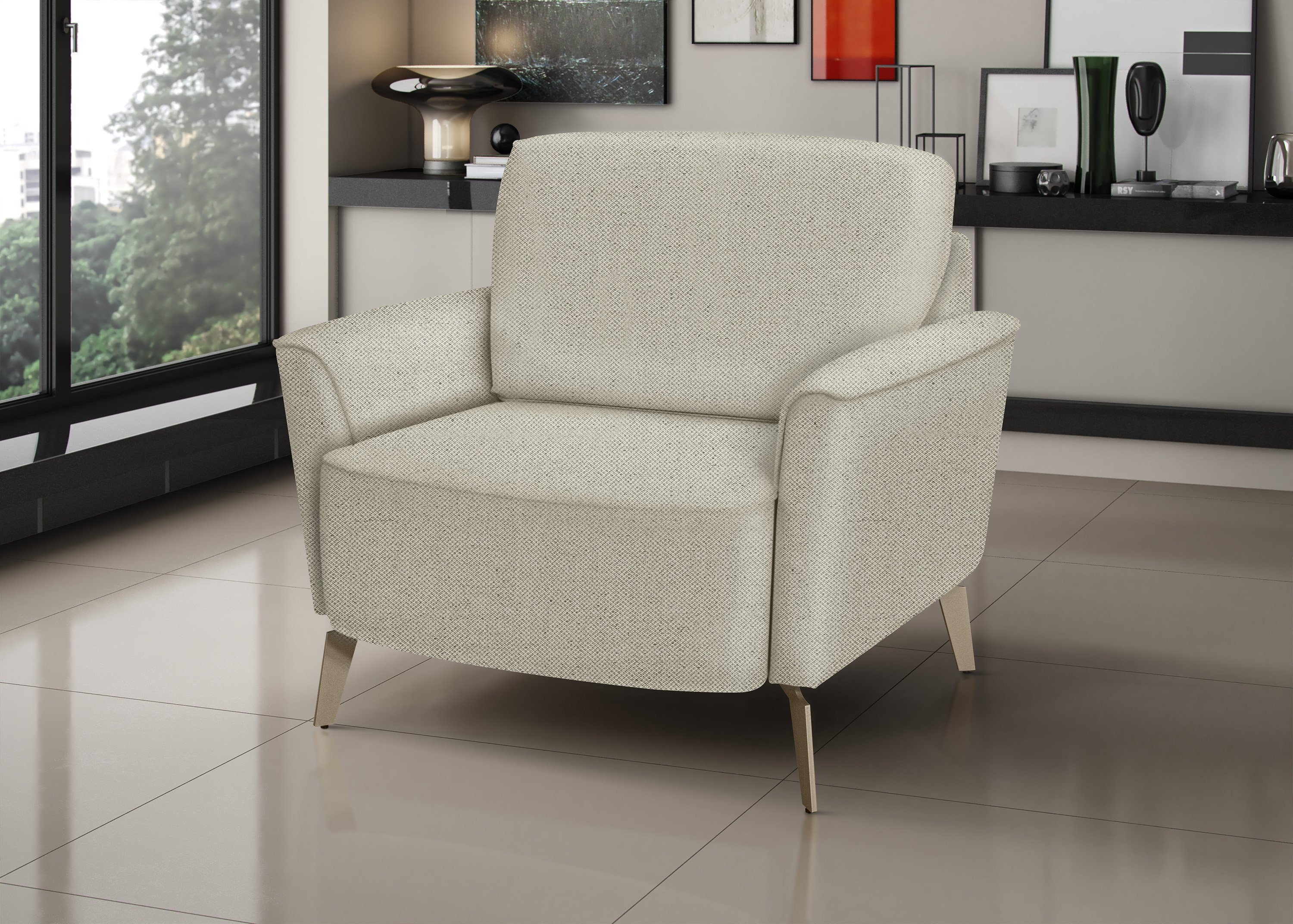 Poltrona para Sala de Estar Star | MadeiraMadeira