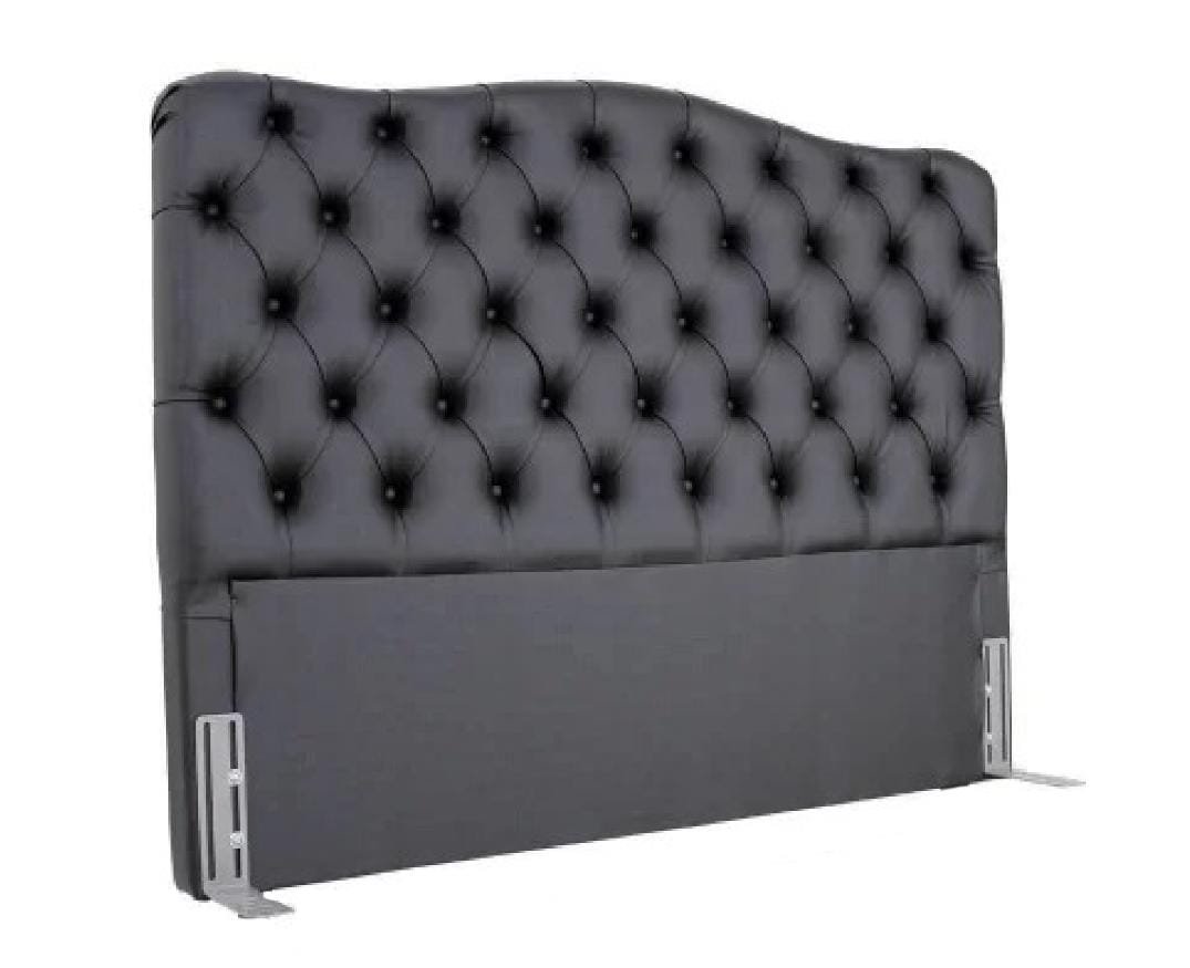 Cabeceira Cama Box Queen 158cm Courino Preto - HB | MadeiraMadeira