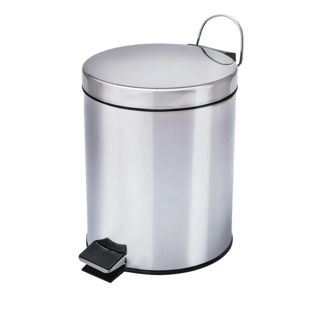 Lixeira Inox 3 Litros Balde Removível | MadeiraMadeira
