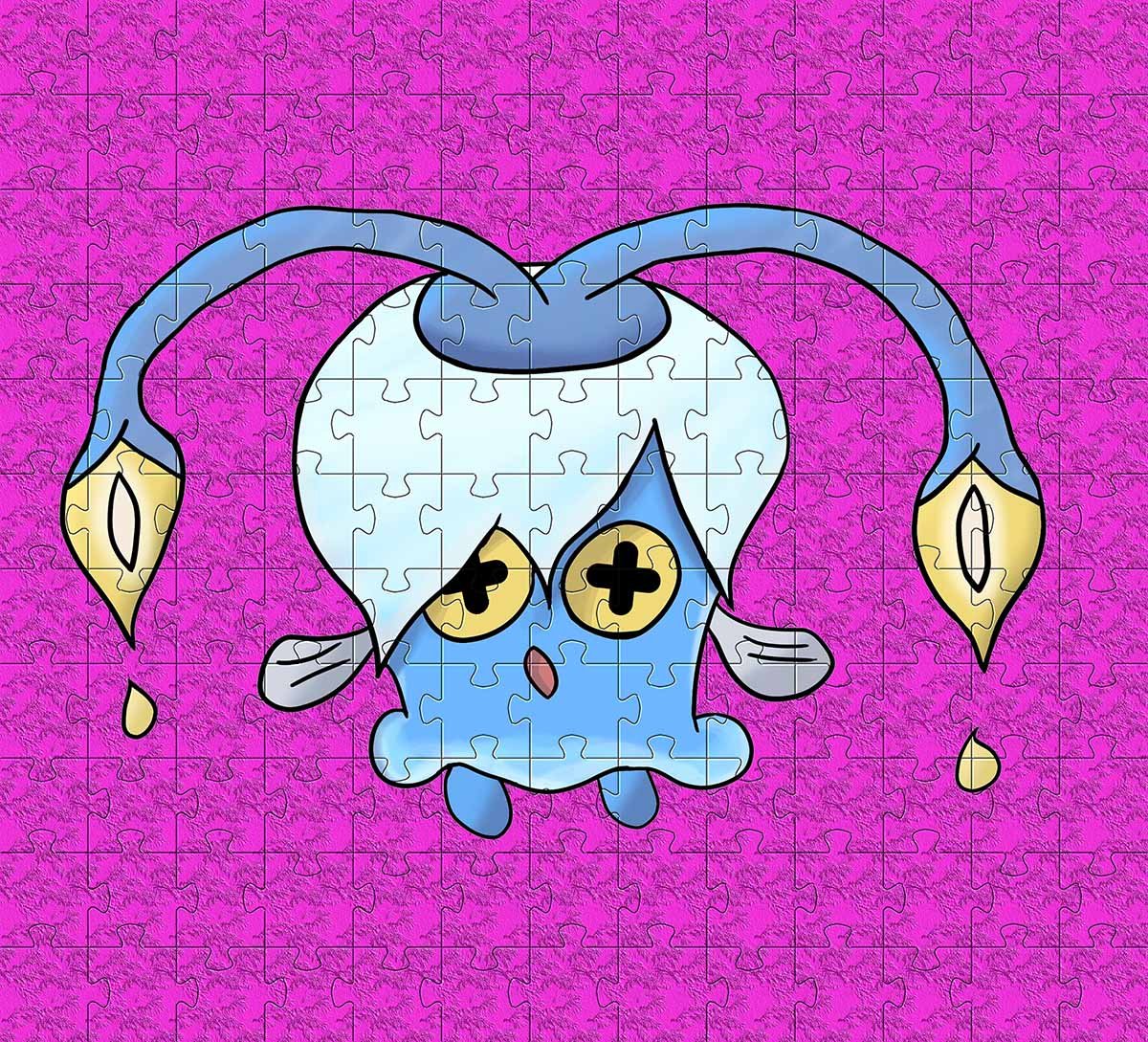 Coleção Quebra-cabeça Poke Creator Chinchwick 120 peças | MadeiraMadeira