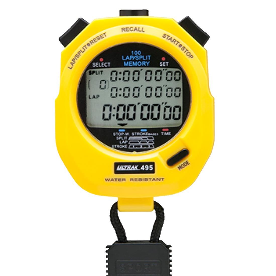 Cronômetro de Mão Profissional Ultrak 495 Stopwatch - Amarelo | MadeiraMadeira
