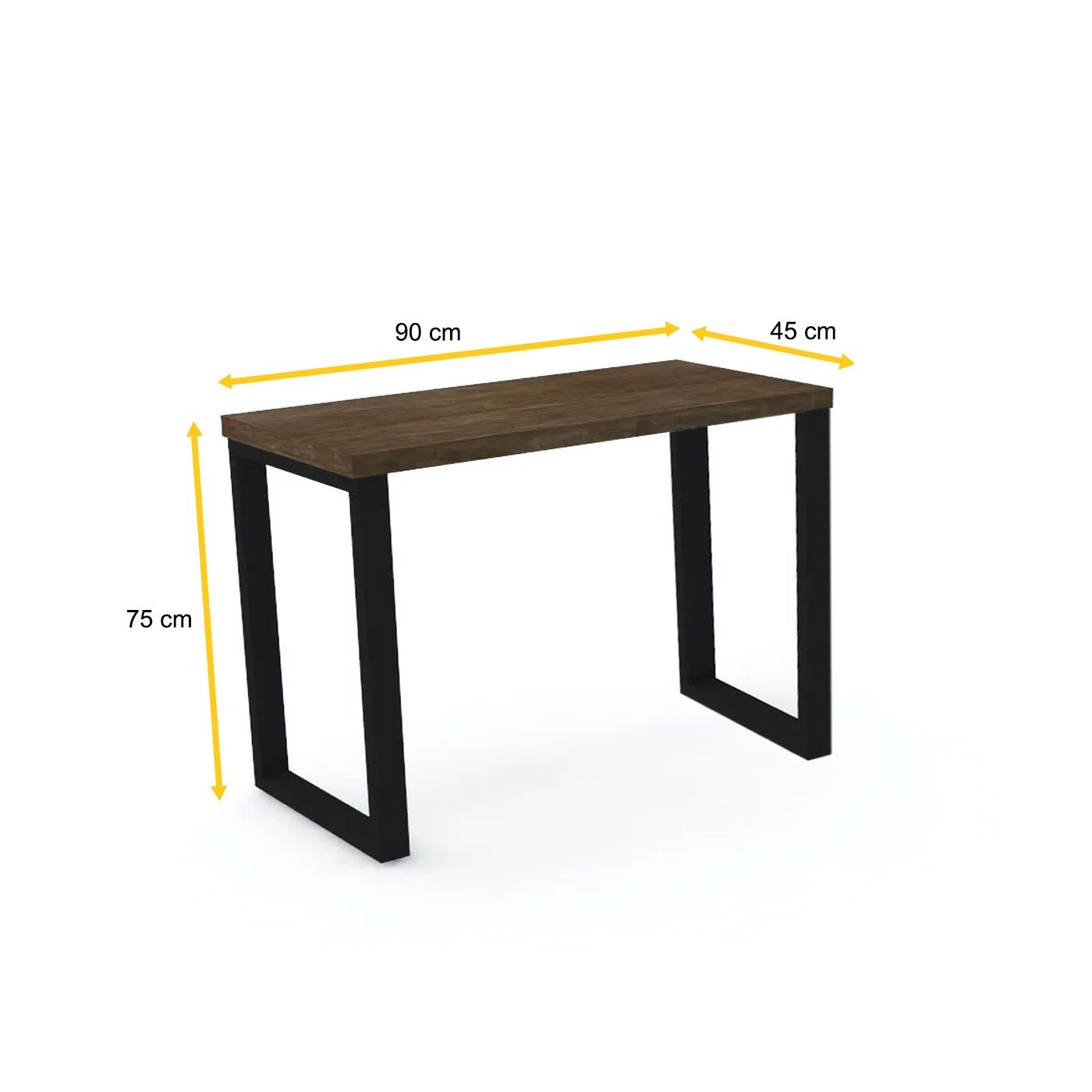 MESA P/ ESCRITÓRIO 90X45 PANDIN PE40TUB - IMBUIA | MadeiraMadeira