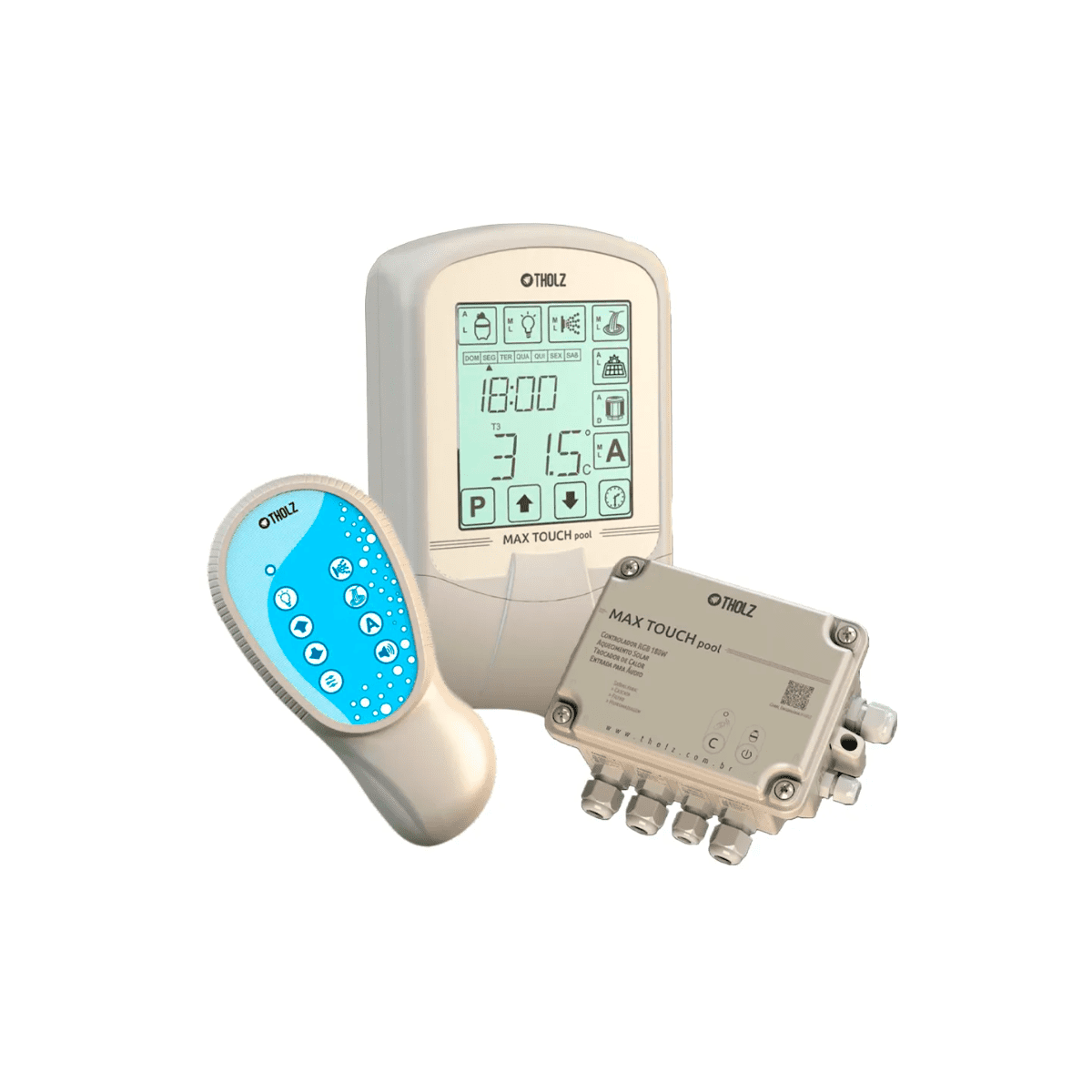 Fonte Tholz New Max Touch Pool 180w Rgb (modulo Rgb Mtz1199n-12vcc-p682 ...