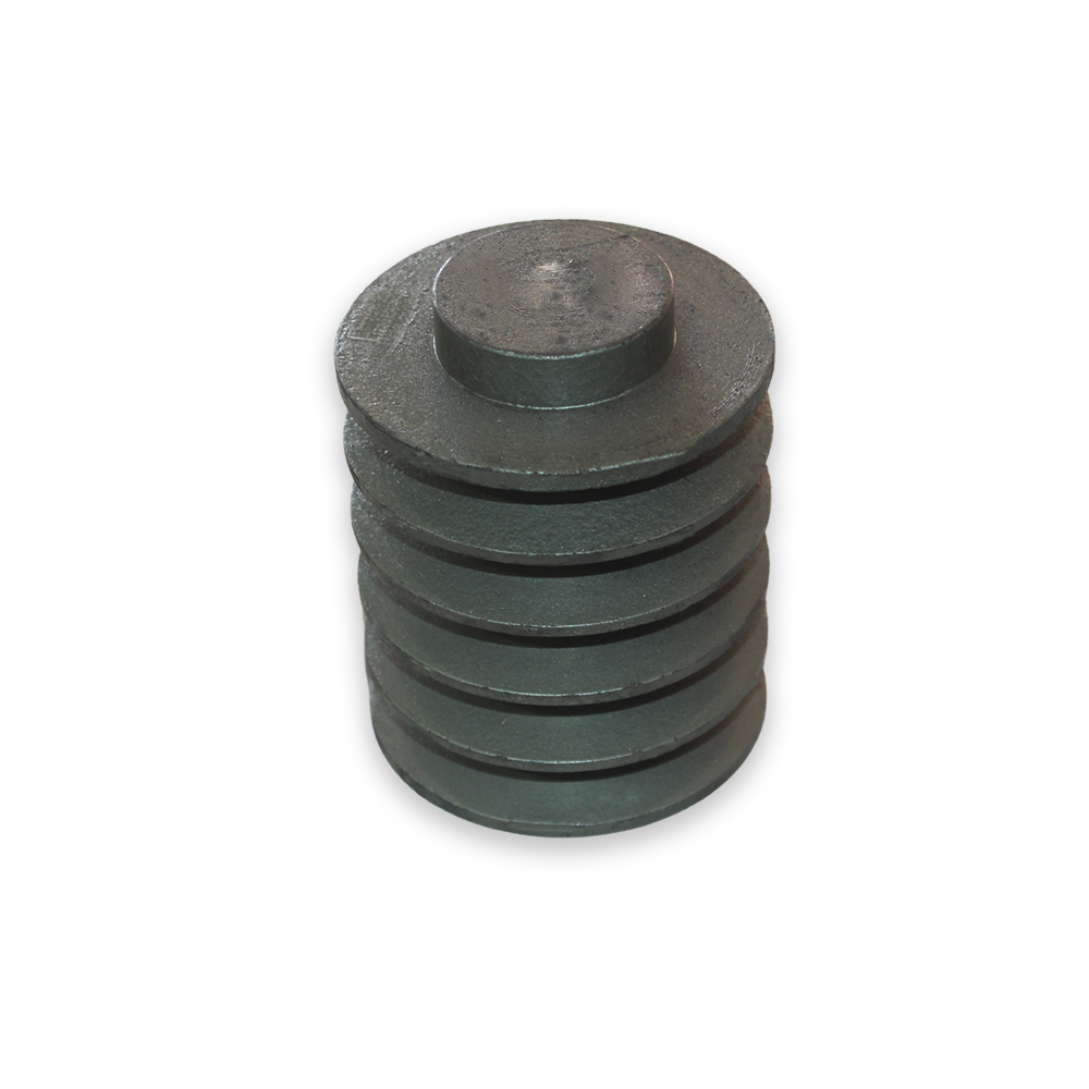 Polia Ferro Fundido para Correia em V 90mm 5 Canais Perfil B ...