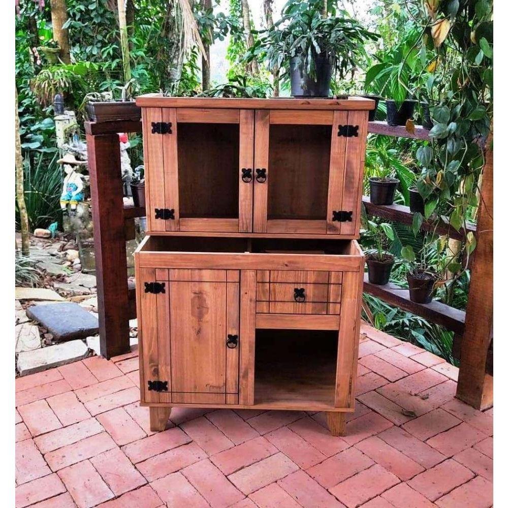 Kit Armário Balcão De 0,80m Plus De Madeira Móveis Neppel | MadeiraMadeira