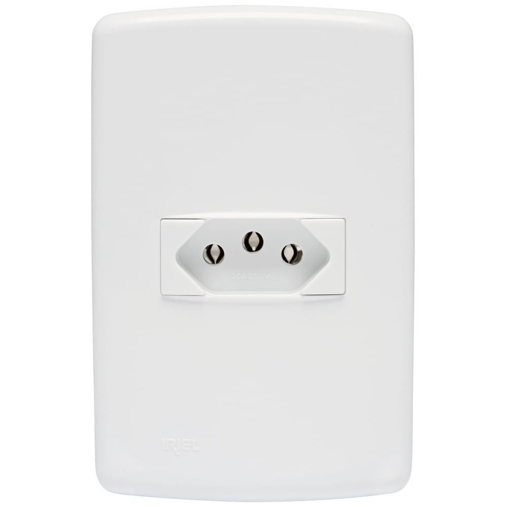 Tomada Iriel Duale Up 2p+t 2tom 10a Dist | MadeiraMadeira