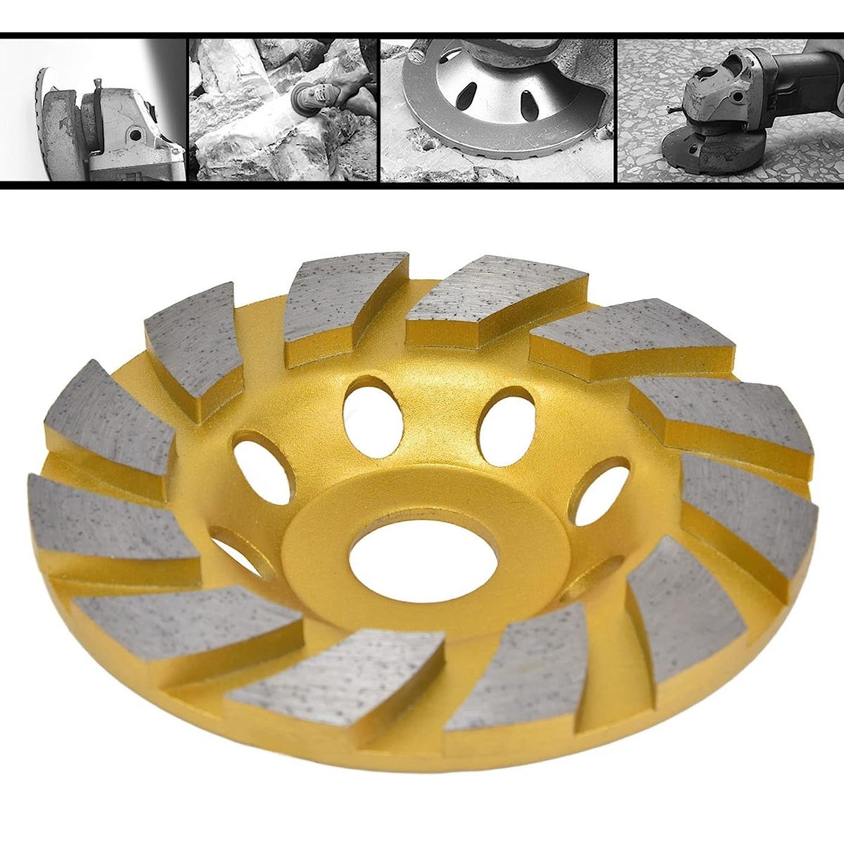 Disco de Desbaste Lorben Rebolo Diamantado Turbo 115x22,23 mm ...