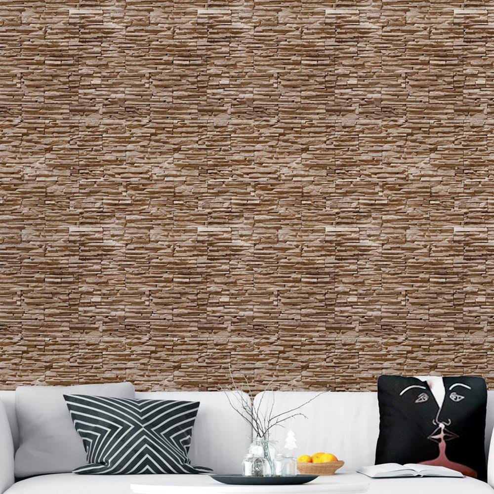 Papel de Parede Adesivo Pedras 3D NP092 0,58x2,5M | MadeiraMadeira