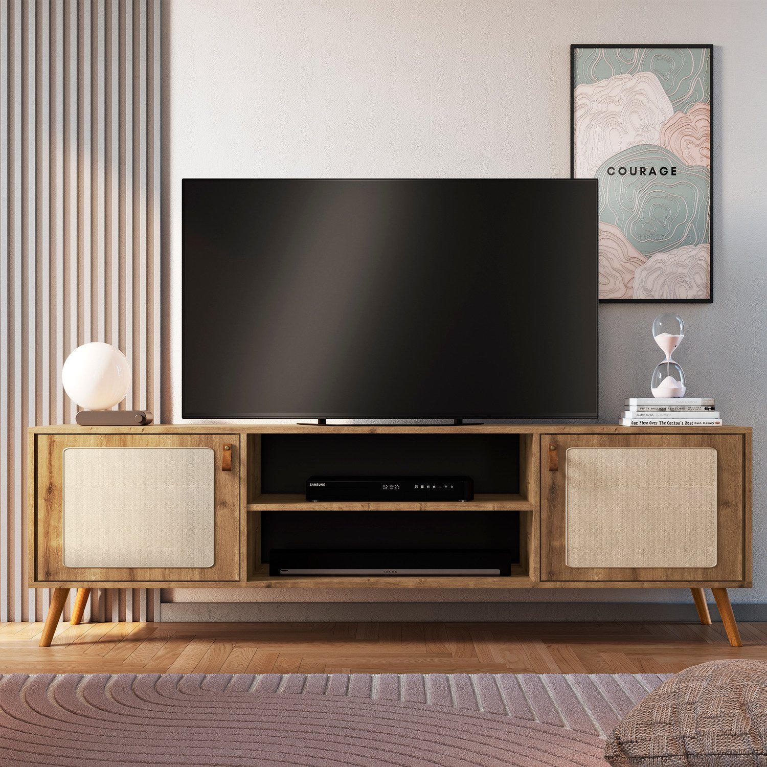 Rack para Sala de Estar Viena 140cm | MadeiraMadeira