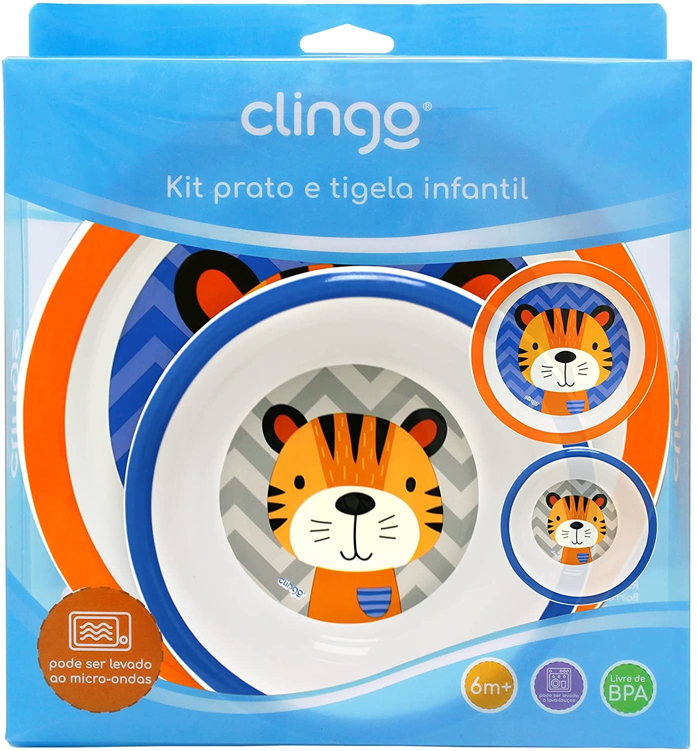 Prato E Bowl - Coleção Tigre, Clingo | MadeiraMadeira