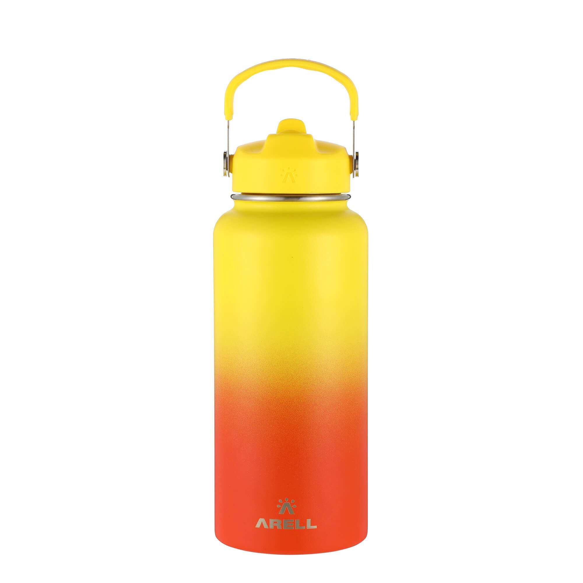 Garrafa Térmica Straw Flask ARELL 946ML, com Isolamento a Vácuo, Sunset ...