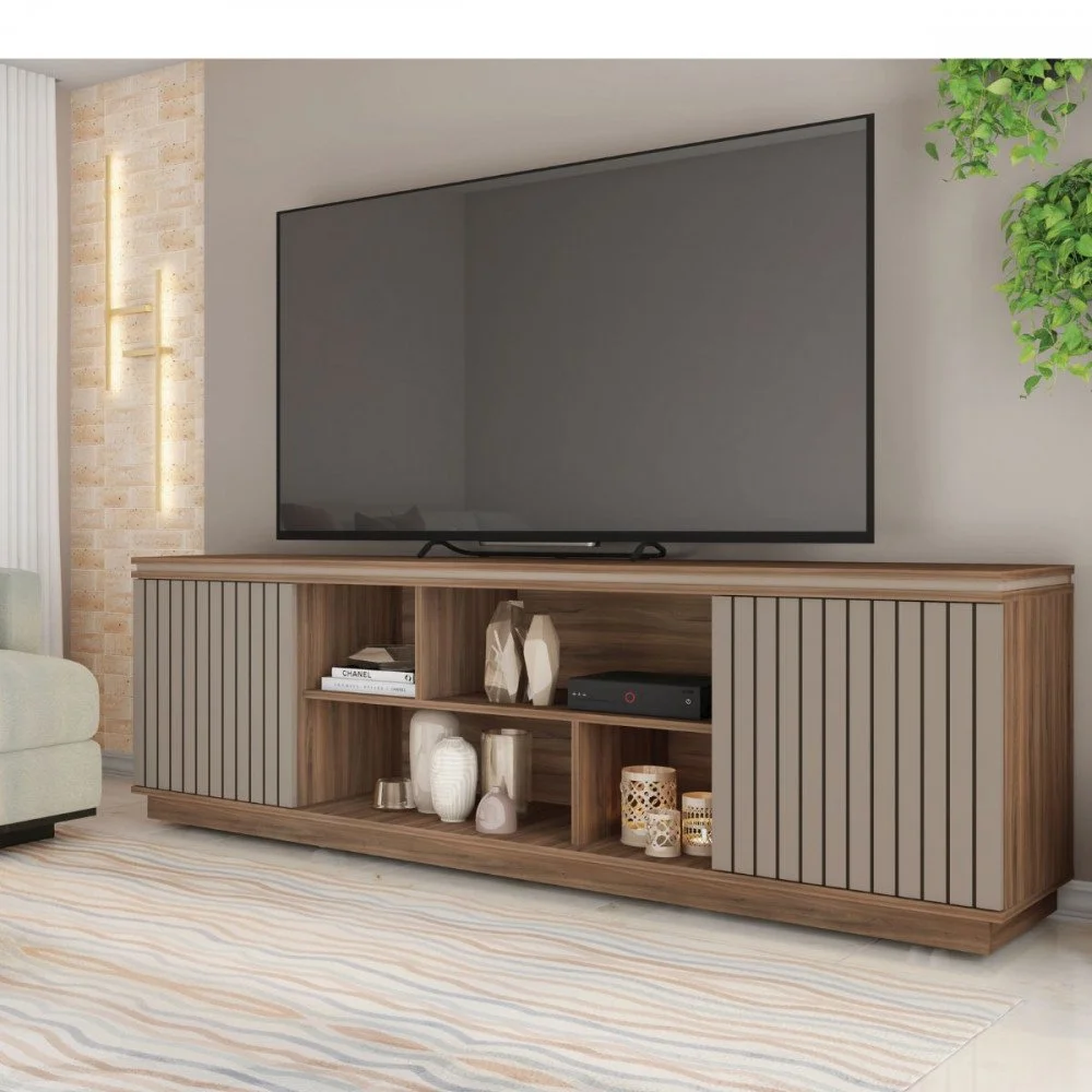 Rack para Tv até 75 Caemmun Simetria 180 Cm | MadeiraMadeira