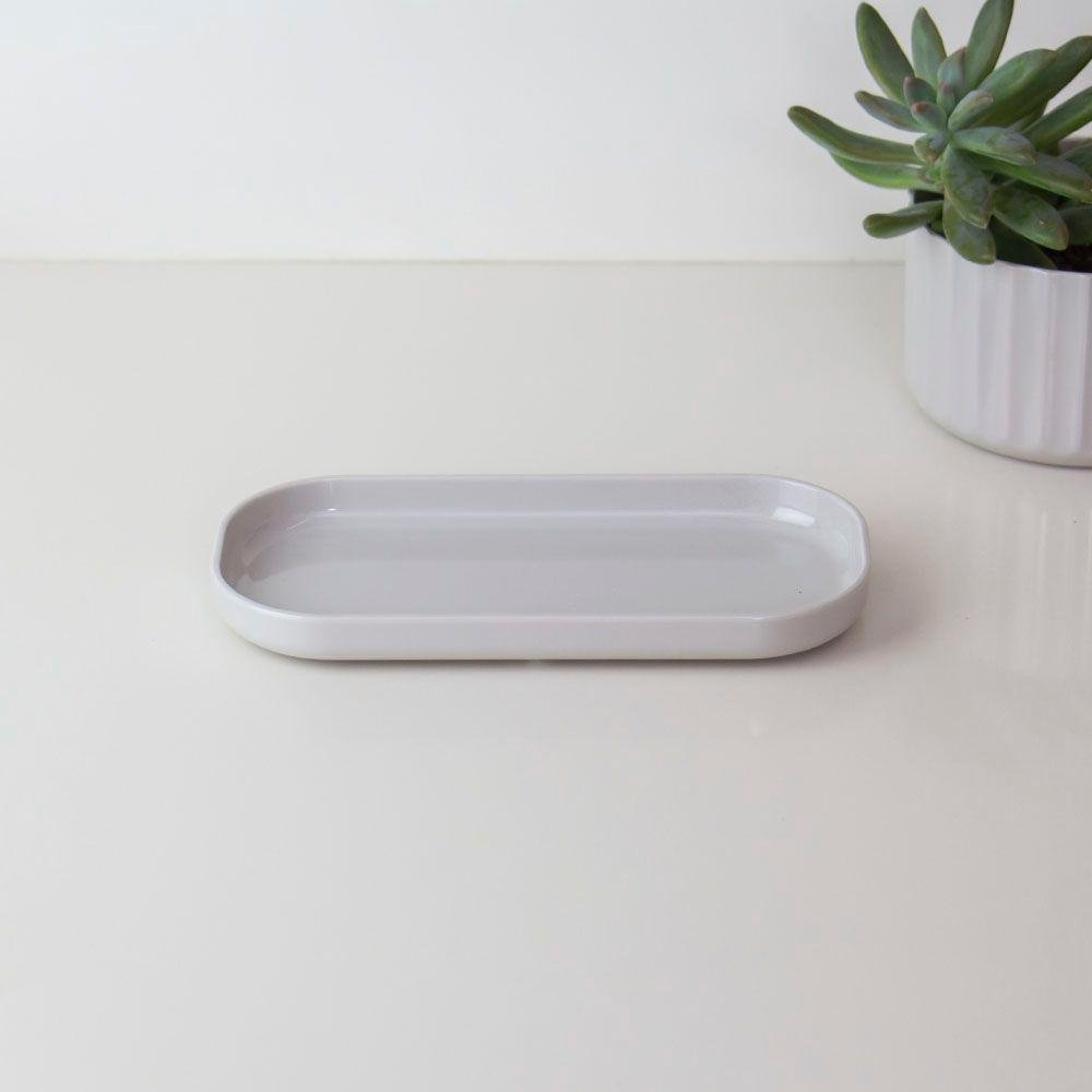 Bandeja Decorativa Suporte Dual Ou Branco para Banheiro e Lavabo ...