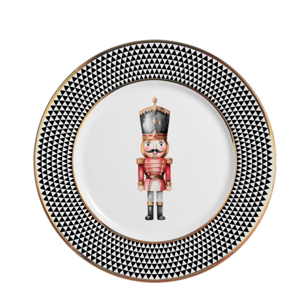 Conjunto de 6 Pratos de Jantar Royal | MadeiraMadeira