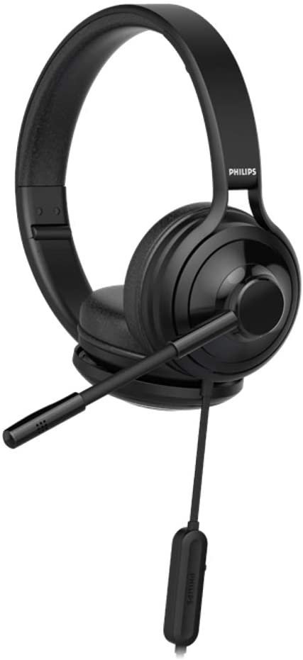 Headset USB Philips - Preto TAH3155BK | MadeiraMadeira