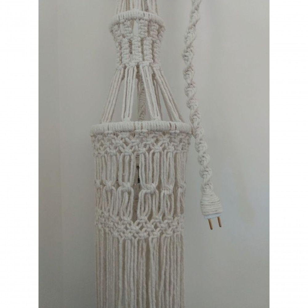 Luminária Macramê Cor Cru | MadeiraMadeira