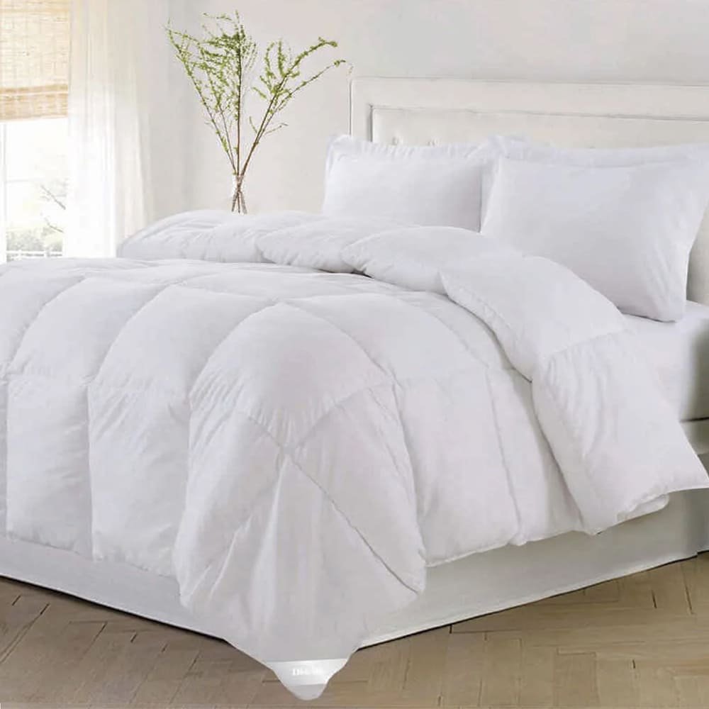 Edredom Queen Hotel Royale 300 Fios Daju Branco Único | MadeiraMadeira