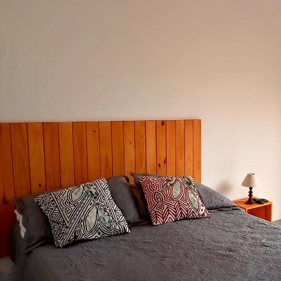 Cabeceira Em Madeira De Pinus Casal 1,40Cm Esmeralda Nature ...