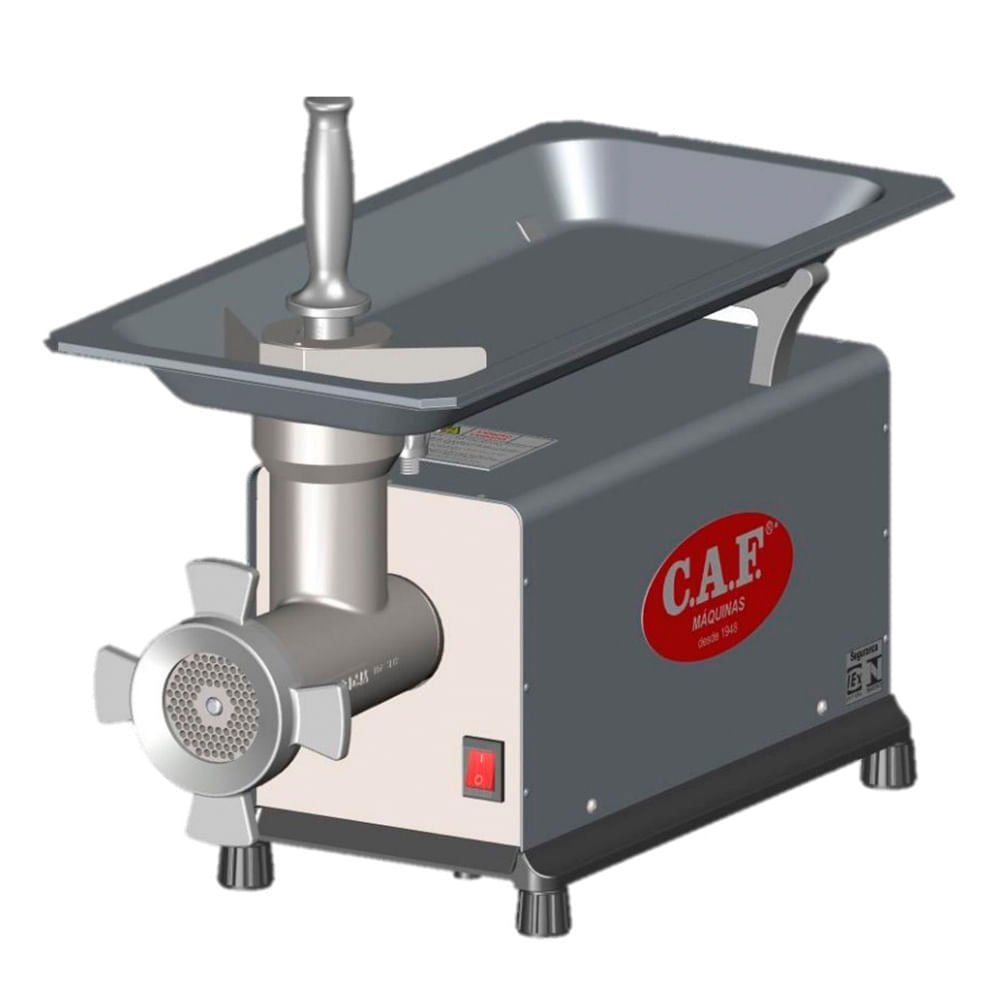 Moedor / Picador de Carnes Boca 10 Sm Inox Bivolt Caf Bivolt - Chave ...