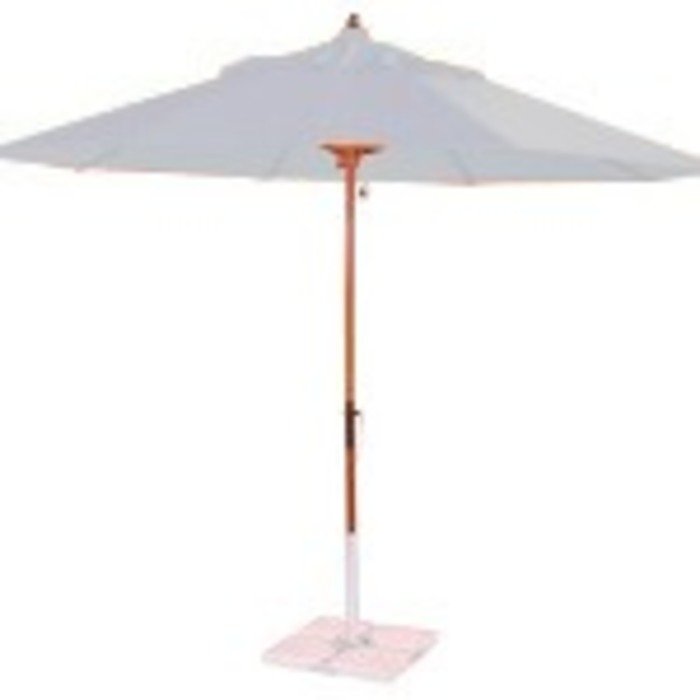 Guarda Sol Madeira Bagum 3m Branco - Ronchetti | MadeiraMadeira