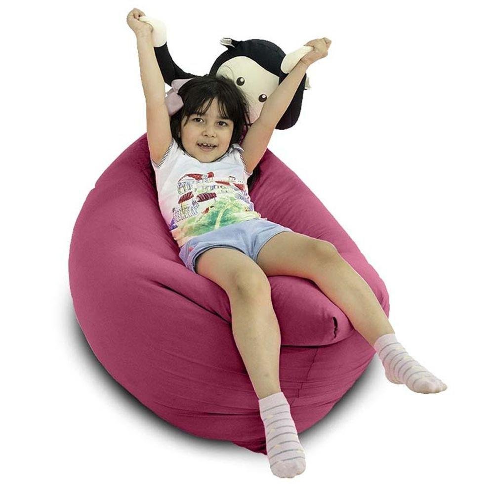 Puff Noah Mini Cor Vinho - Versátil e Prático | MadeiraMadeira