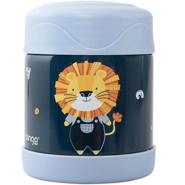 Pote Termico Infantil Bebe AÇO INOX Dupla Camada 330 ML Clingo LUKE ...