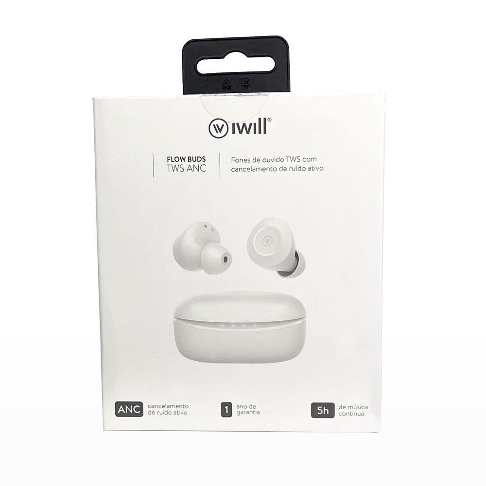 Flow Buds Anc - Fone Tws Estilo Buds com Cancelamento de Ruído Ativo ...