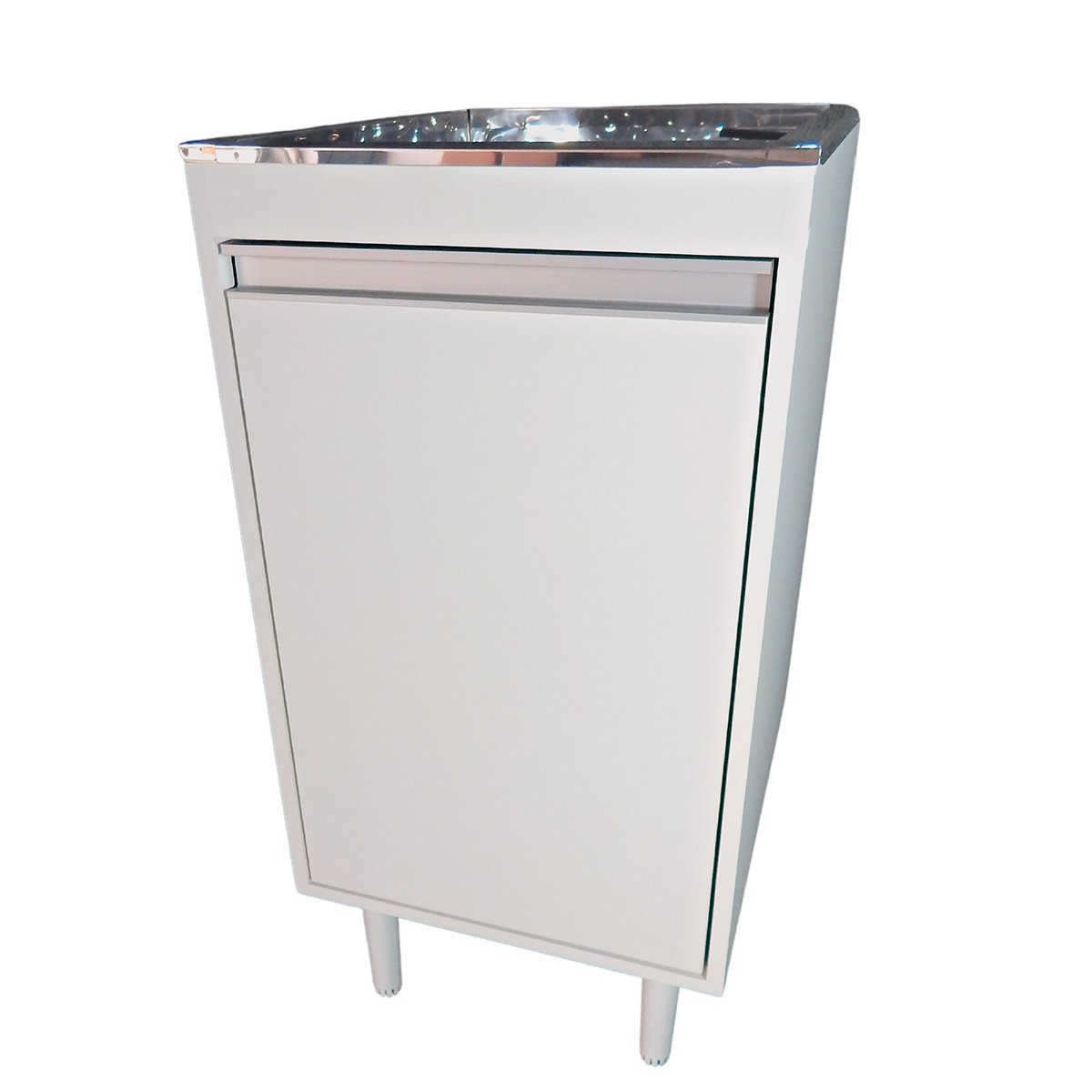 Tanque Pequeno de Inox 30L Gabinete MDF Entregue Montado | MadeiraMadeira