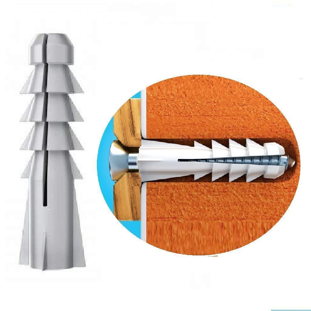 Bucha Sd Plastica 8mm 500un | MadeiraMadeira