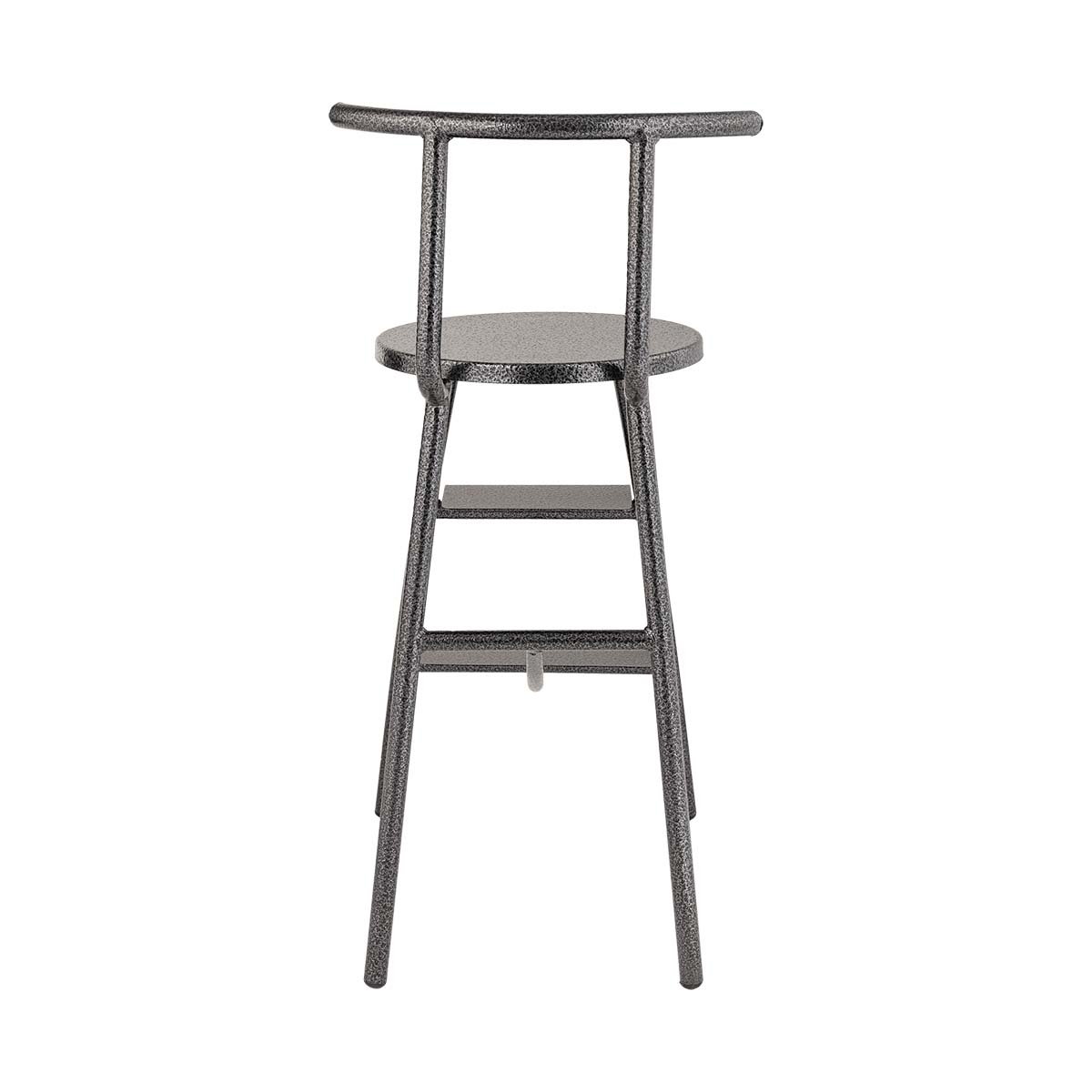 BANQUETA MULTIUSO 2 DEGRAUS 60 CURVA Plic Mobiliário Linha Curva Preto Craqueado Prata ...