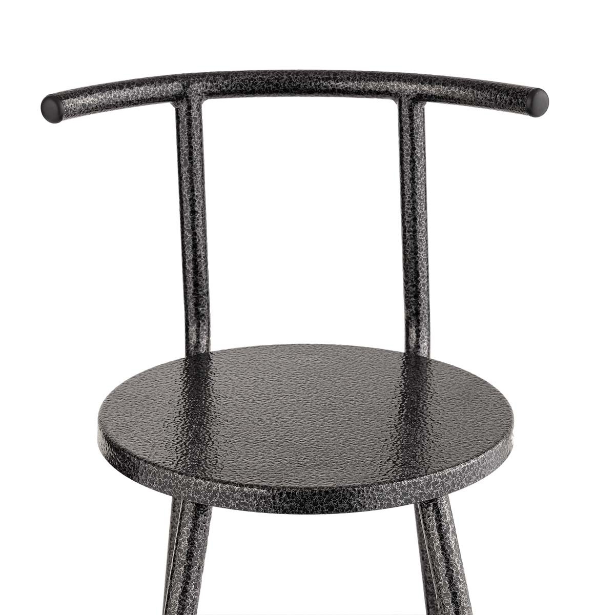 BANQUETA MULTIUSO 2 DEGRAUS 60 CURVA Plic Mobiliário Linha Curva Preto Craqueado Prata ...