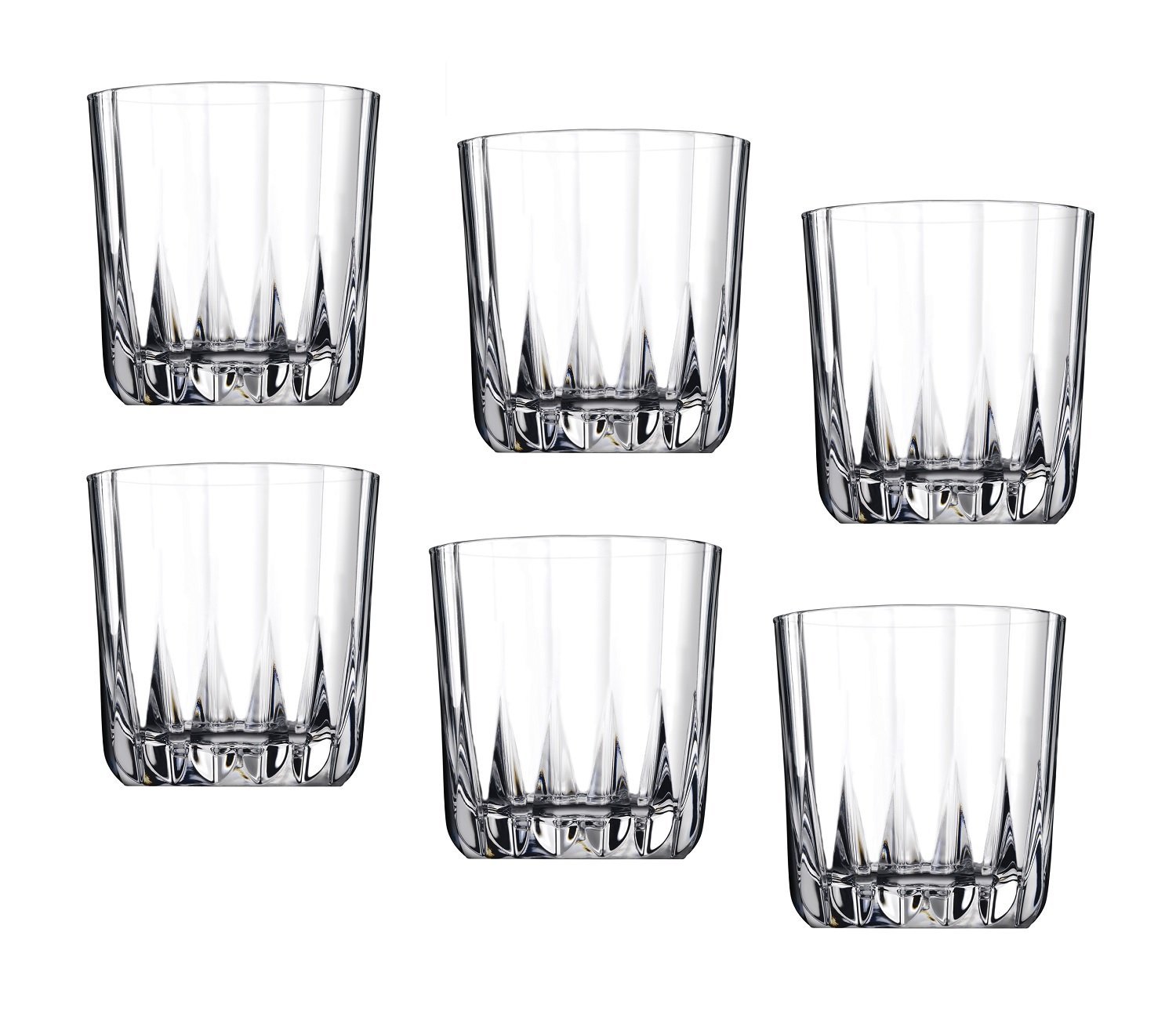 Kit Copo Whisky Drink Dara Bar Uisque 300ml 12 Peças | MadeiraMadeira