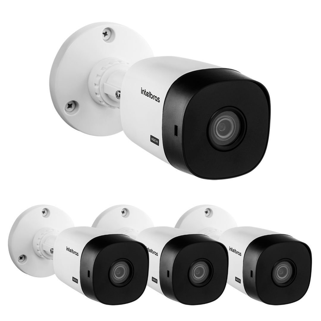 Kit 4 Câmeras Multi Hd 2 Megapixels 30m Vhd 1230 B G8 Intelbras ...