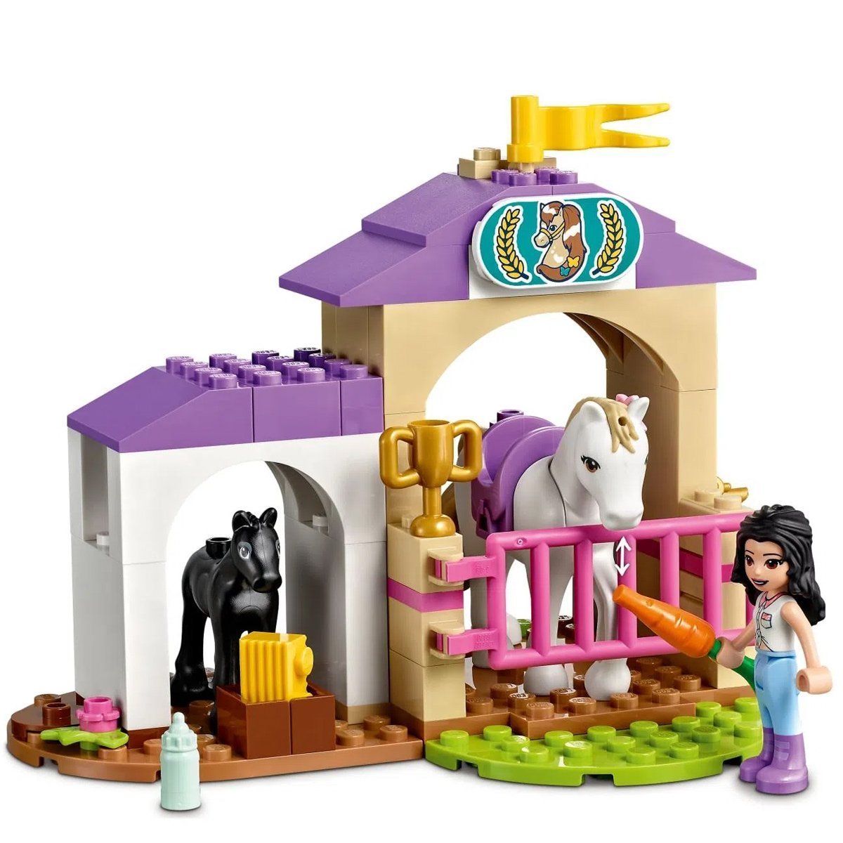 Brinquedo Lego Friends Treinamento de Cavalos e Trailer com Stephanie e ...