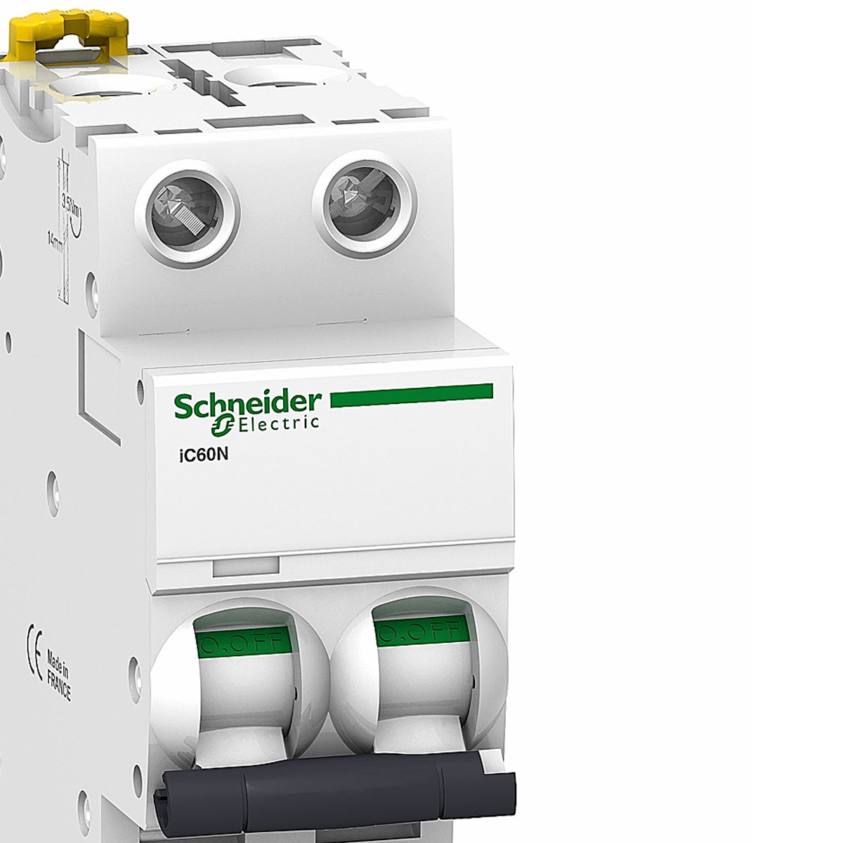 Disjuntor Modular Bipolar 1A Curva C 440v Schneider | MadeiraMadeira