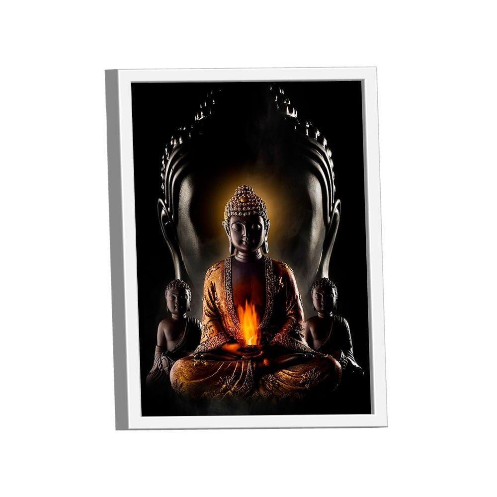 Quadro Buda Fire -- Br Artes | MadeiraMadeira