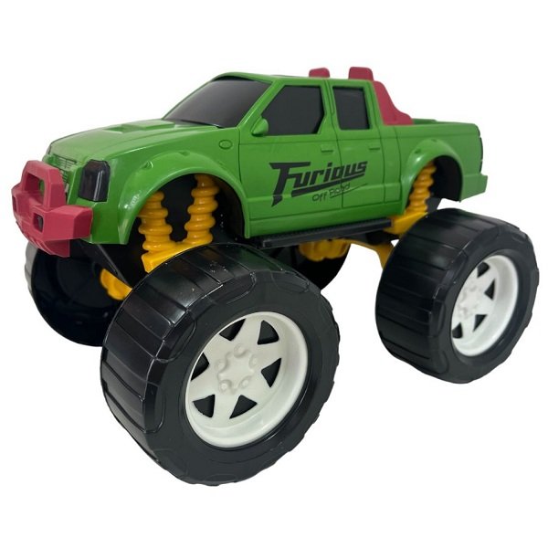 Carrinho Pick-up Furious Verde Usual 644 | MadeiraMadeira