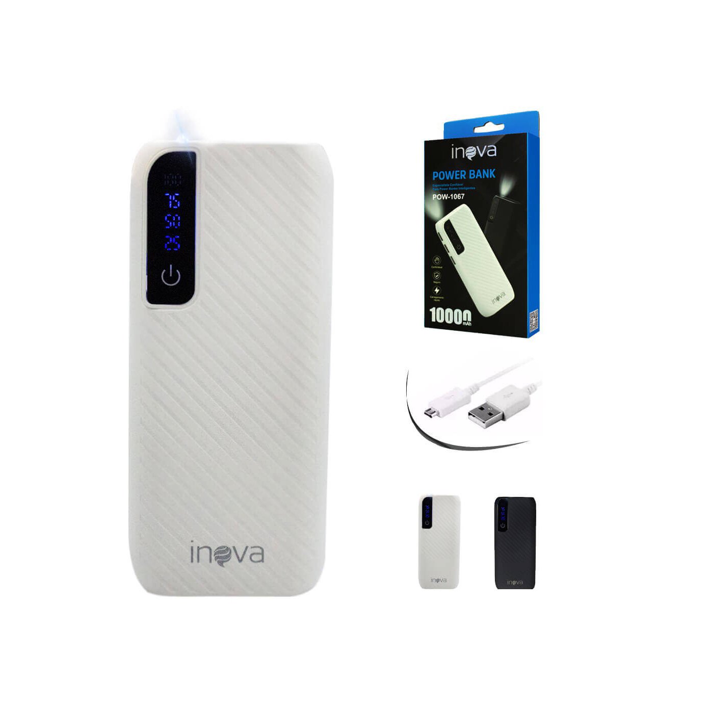 Power Bank Inova 10.000Mah | MadeiraMadeira