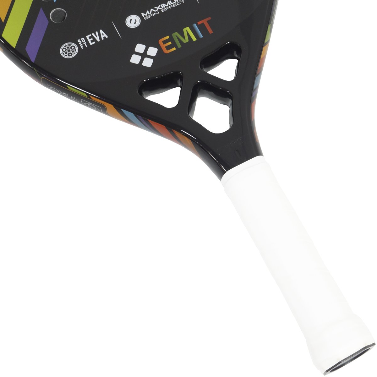 Raquete Beach Tennis Full Carbon 3K Pro Balanceada com Capa Evolution ...