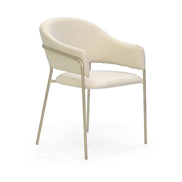 Cadeira Estofada com Estrutura de Aço Eisen - Iaza Moveis | MadeiraMadeira