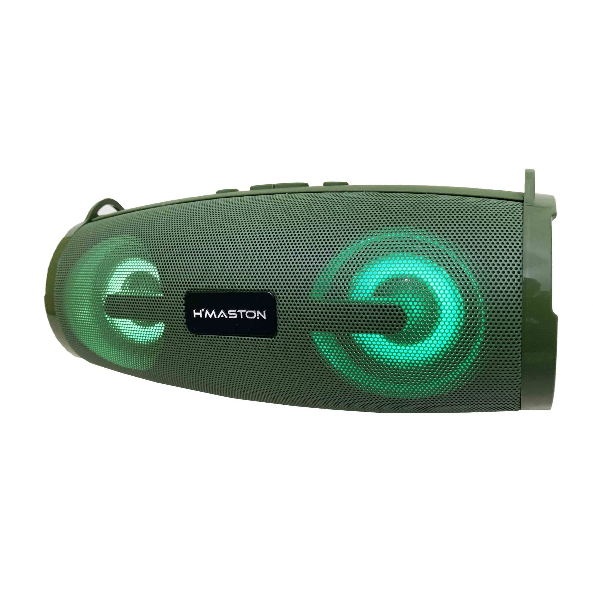 Caixa de som Bluetooth Original Hmaston Modelo YX-222 Azul | MadeiraMadeira