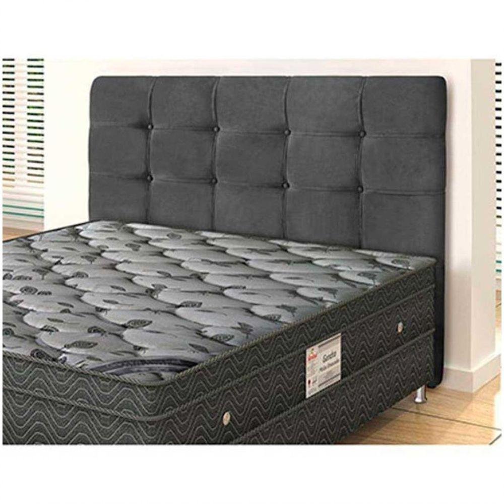 Cabeceira Queen Clean 160cm Suede | MadeiraMadeira