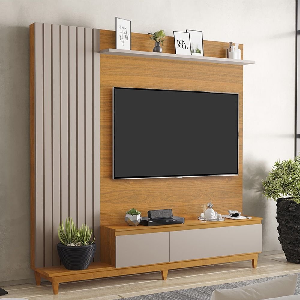 Rack Painel para Tv até 65 Polegadas Jacarta Freijó Maní Luapa ...